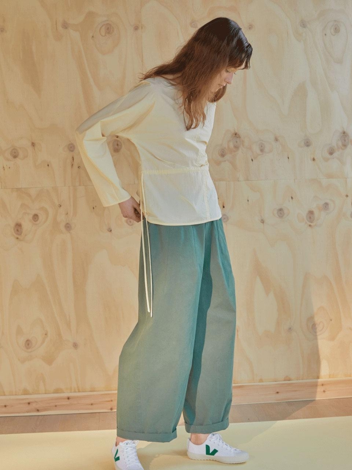 String Strich Pants - Greener | Garmentory