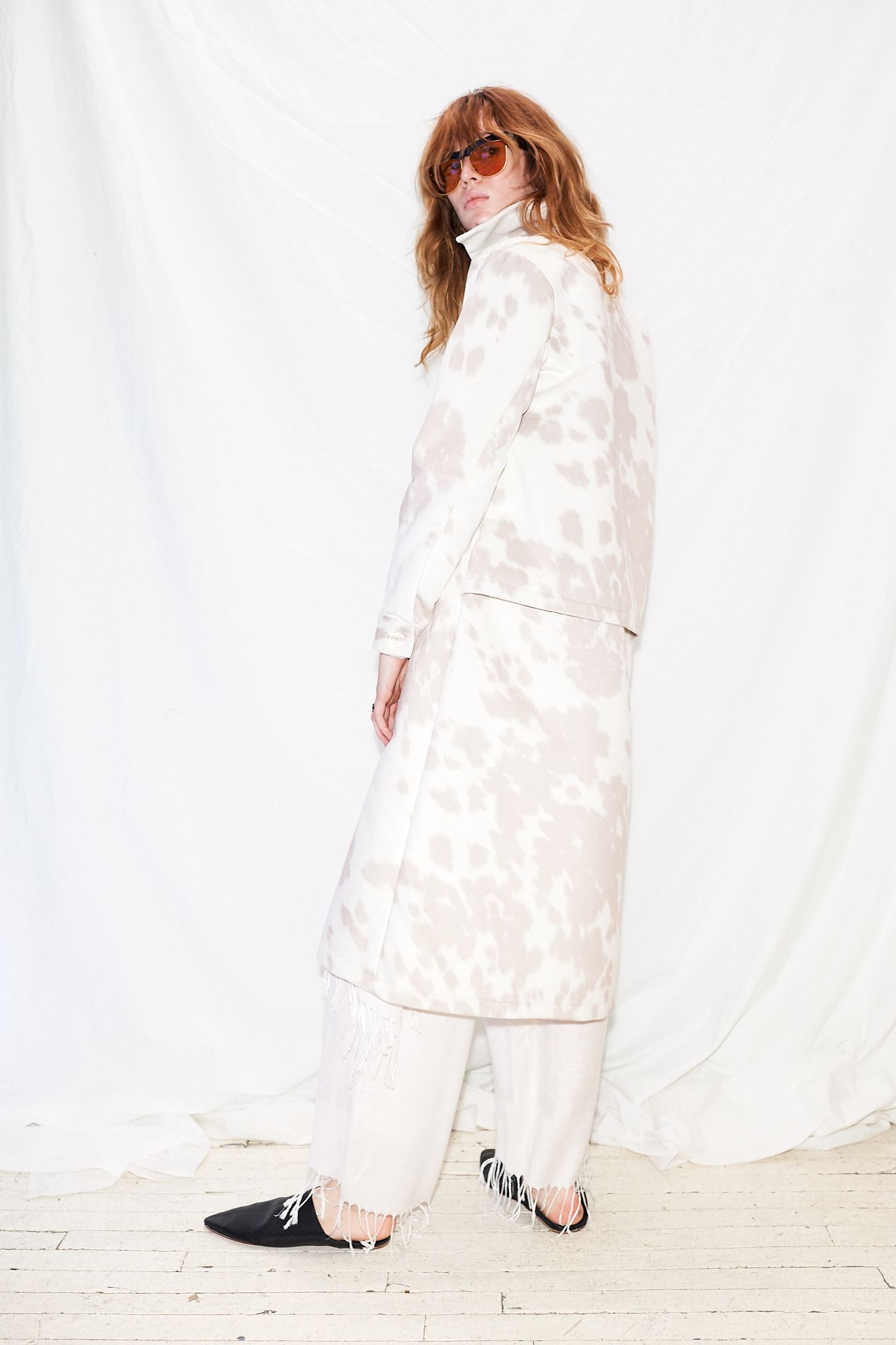 Collina Strada Mechanic Trench - Cow Print | Garmentory