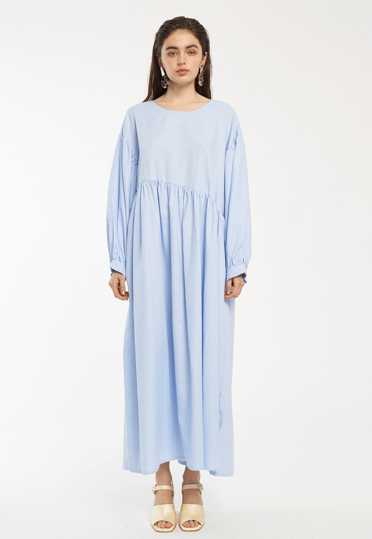 Tigre et Tigre Jayme Dress - Light Blue Chambray | Garmentory