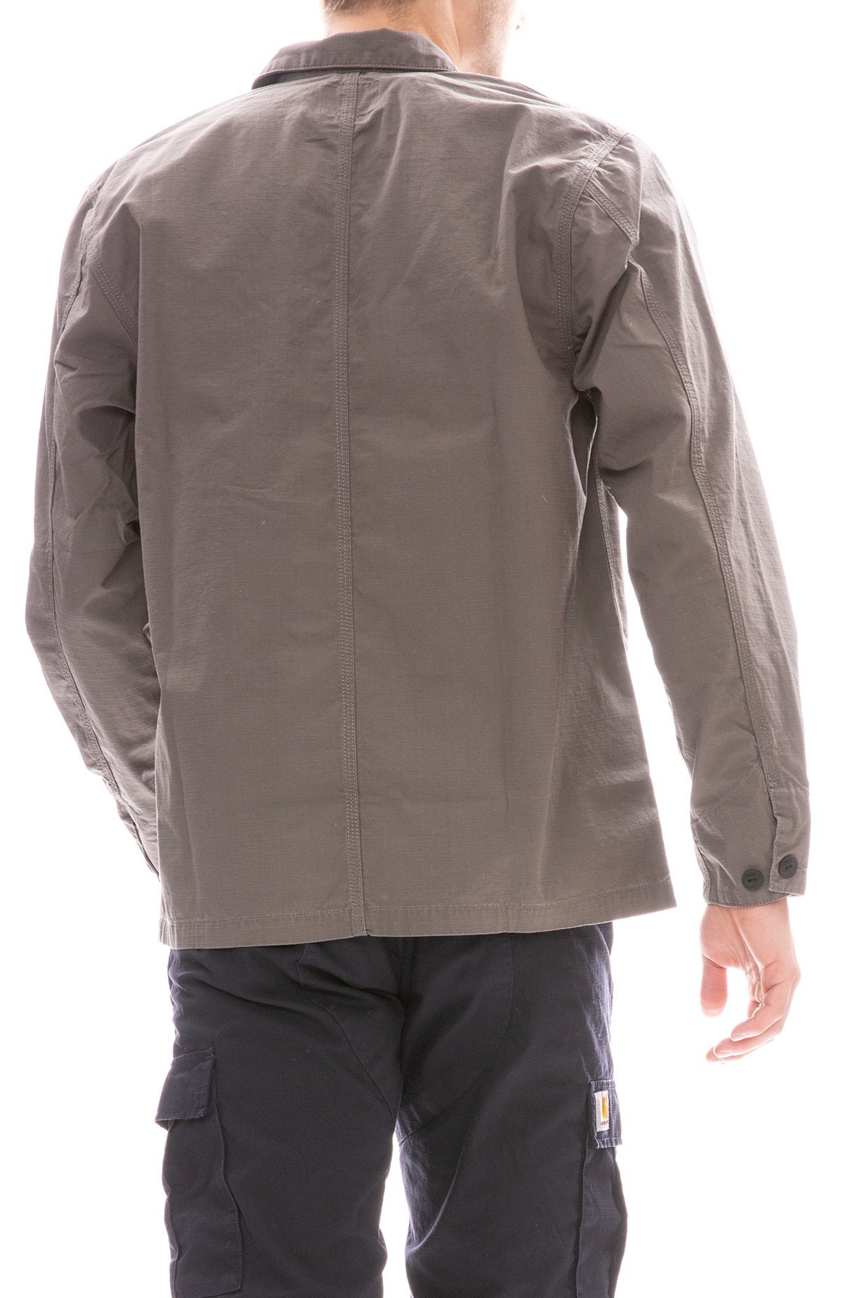 CARHARTT WIP Michigan Shacket - Air Force Grey | Garmentory