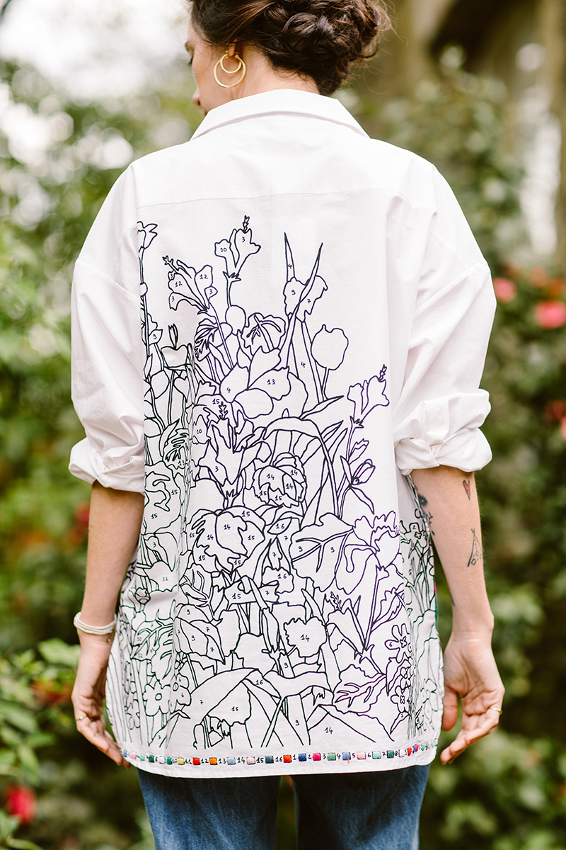 Mii Color by Number Shirt - Floral Print | Garmentory