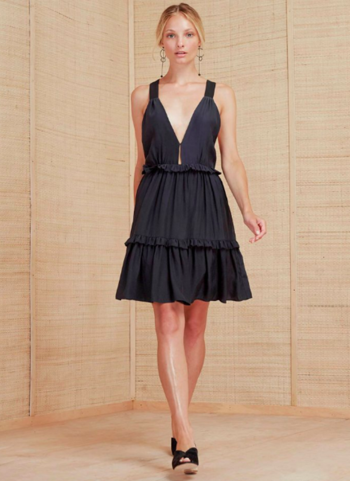 MAGALI PASCAL Cady Mini Dress - midnight | Garmentory