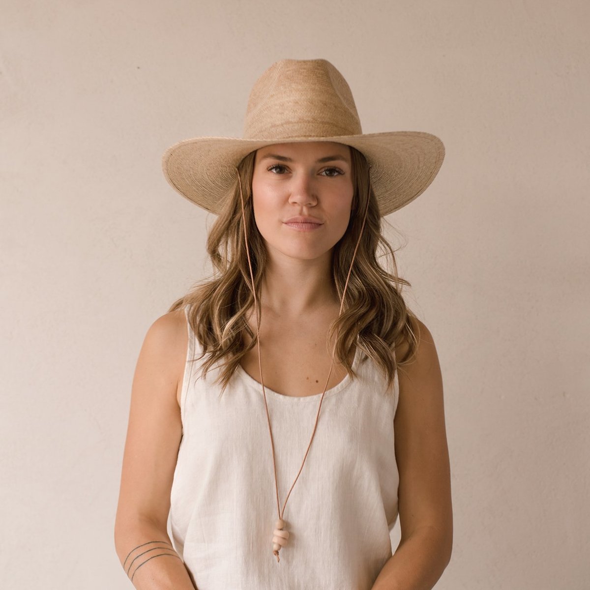 West Perro Desert Sun Hat - Golden Guatemalan Palm | Garmentory