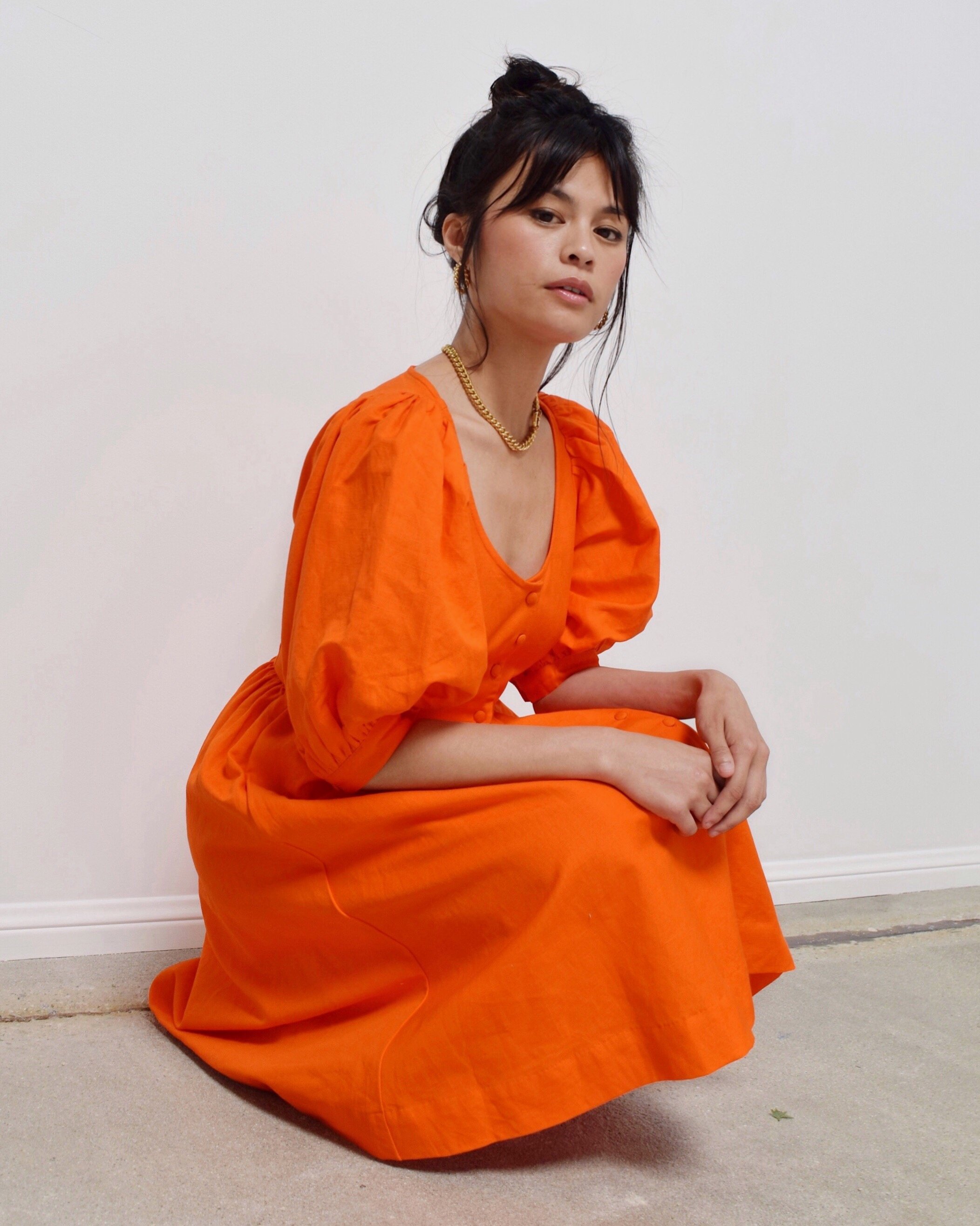 Hannah Kristina Metz Emma Dress - Poppy | Garmentory