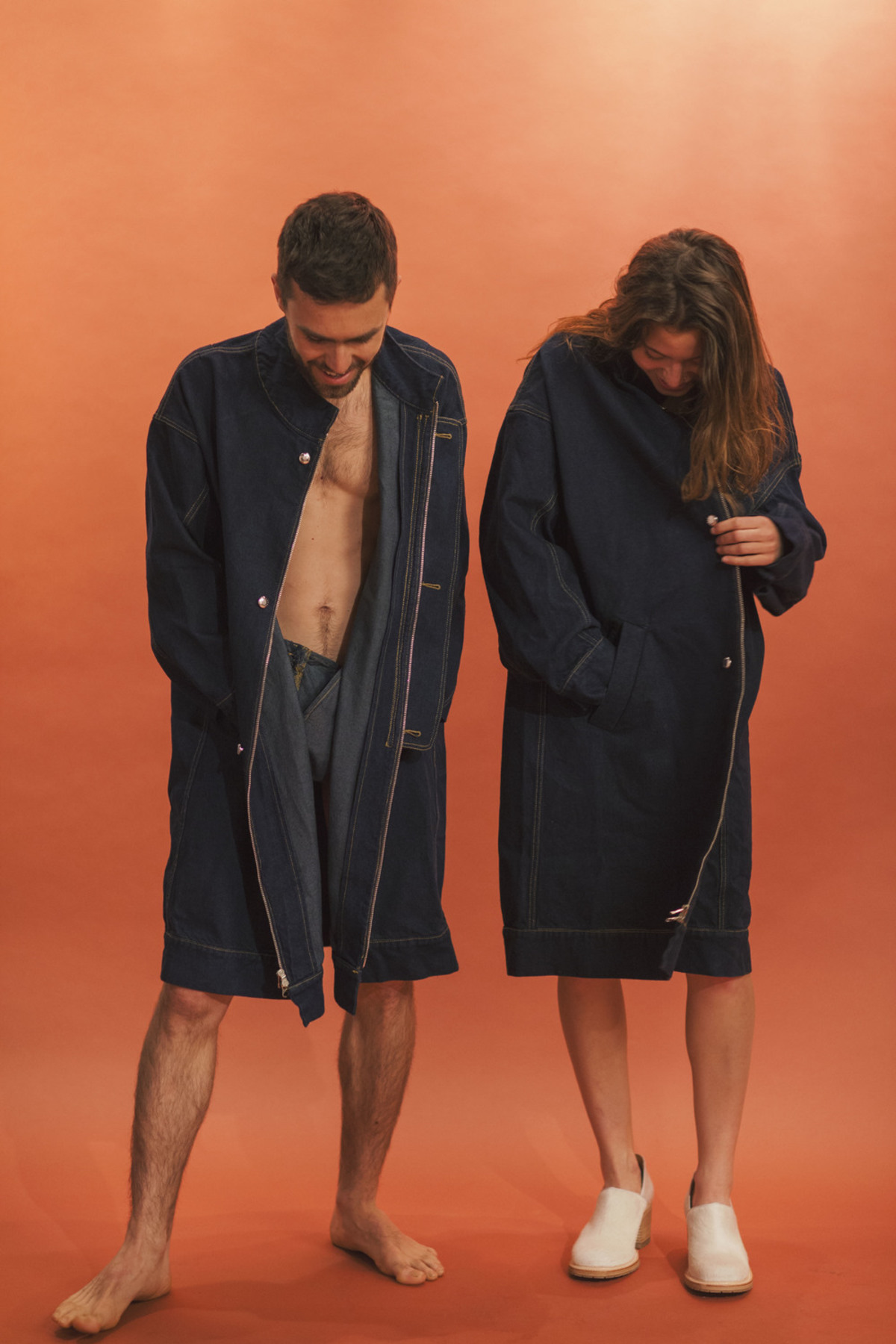 Denim Flasher Coat | Garmentory