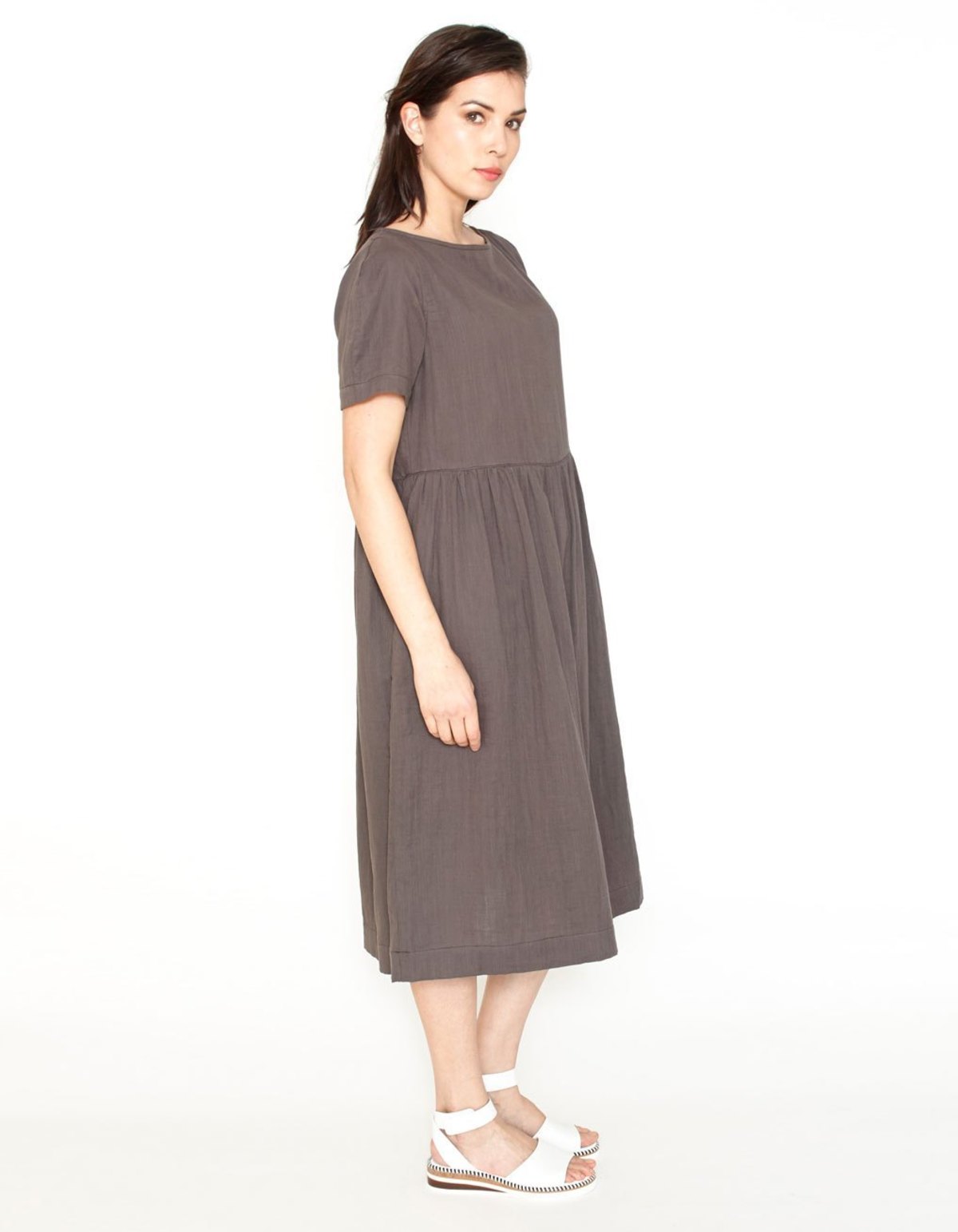 Wrk-shp Summer Dress - Mud Gray | Garmentory