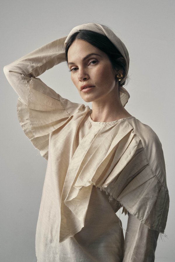 Maria Stanley ROONEY BLOUSE - miso | Garmentory