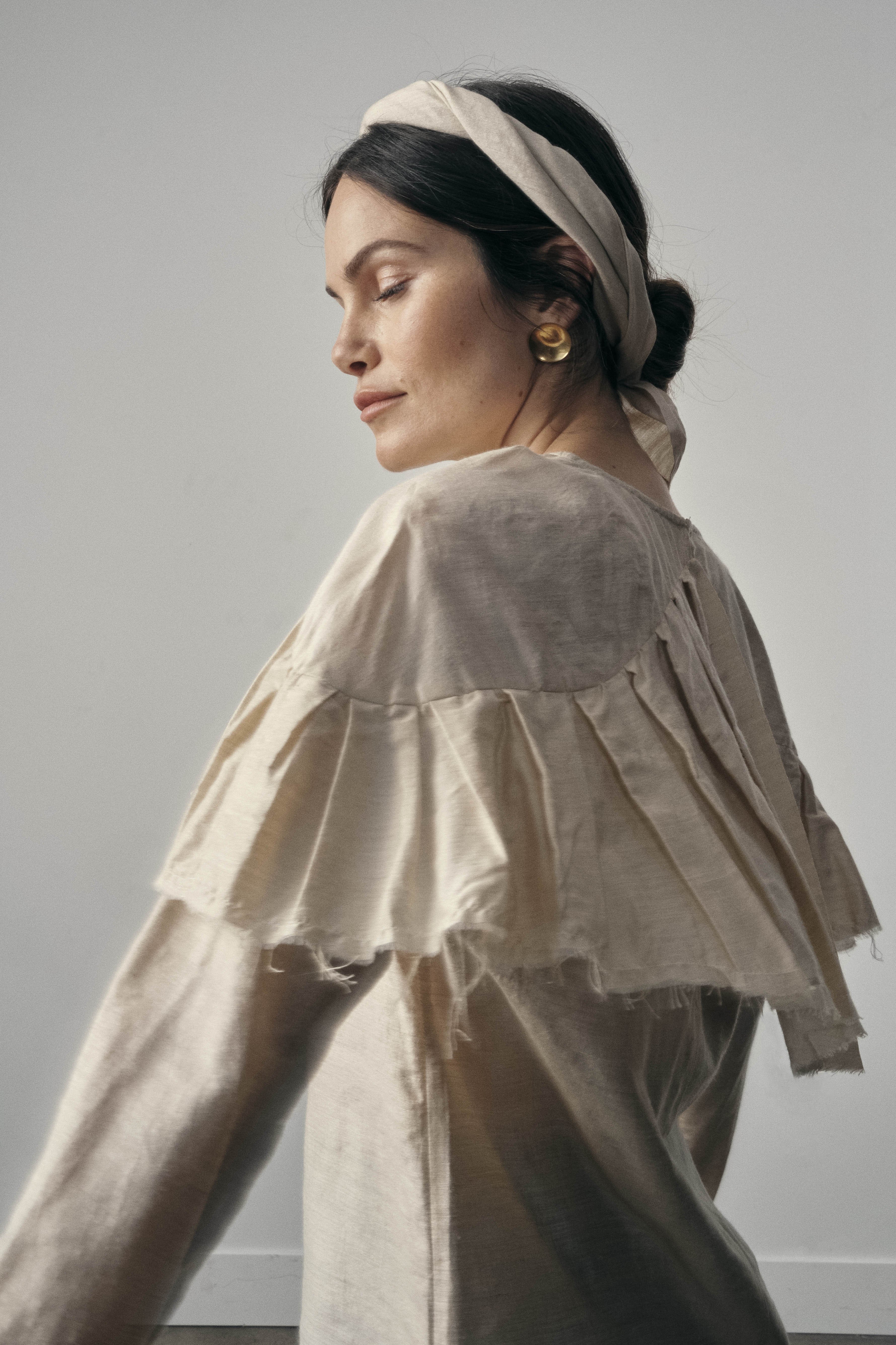 Maria Stanley ROONEY BLOUSE - miso | Garmentory