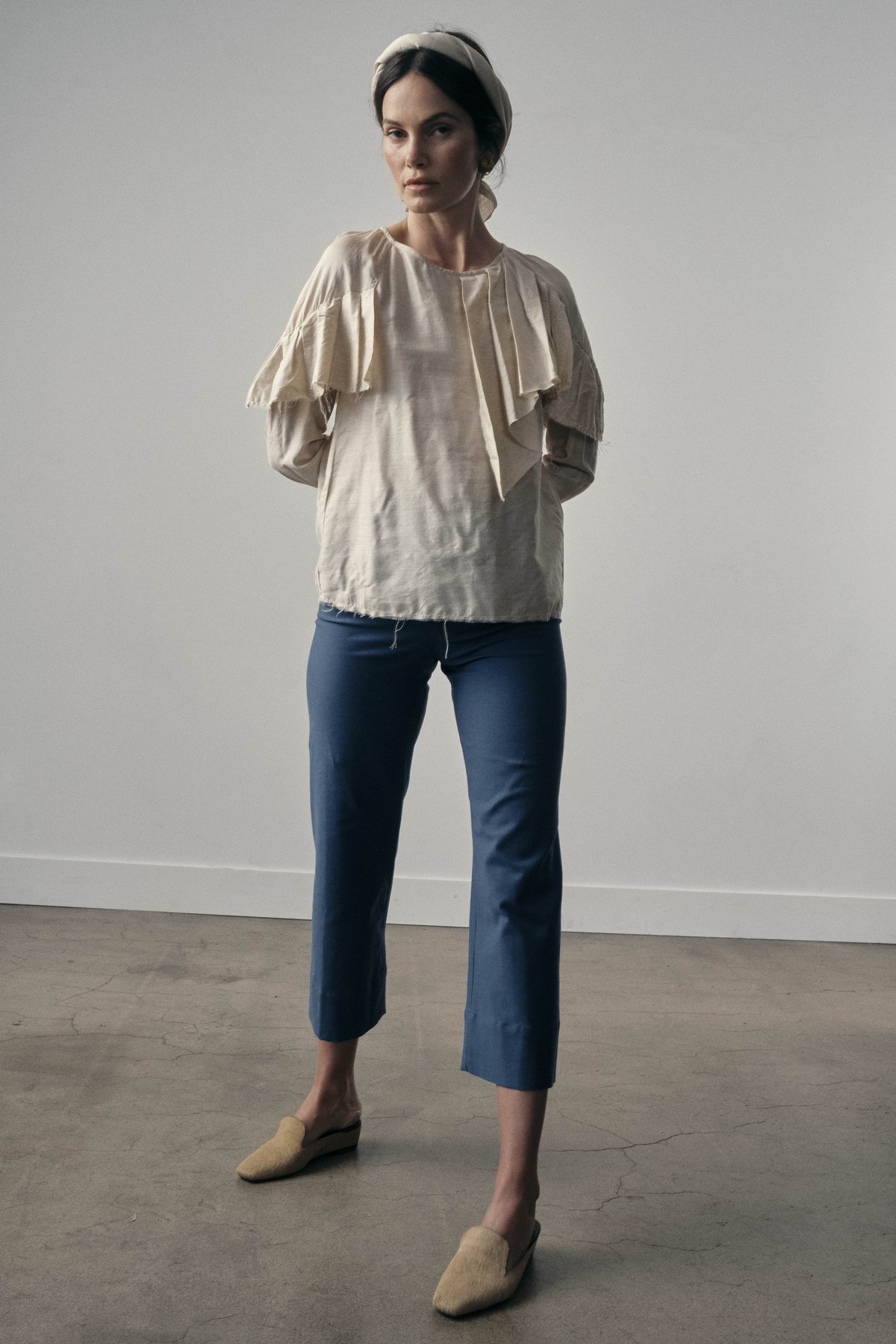 Maria Stanley ROONEY BLOUSE - miso | Garmentory
