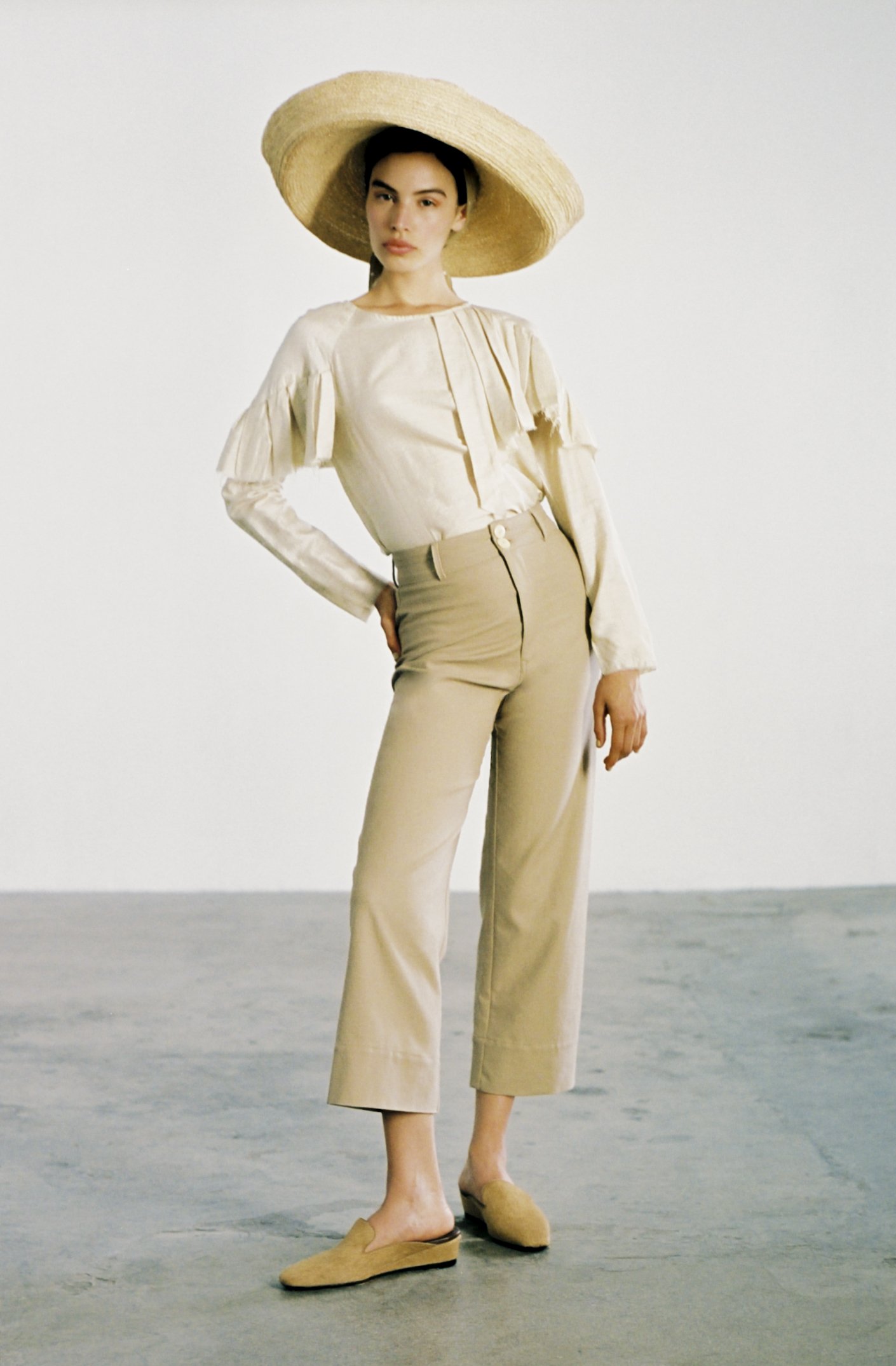 Maria Stanley ROONEY BLOUSE - miso | Garmentory
