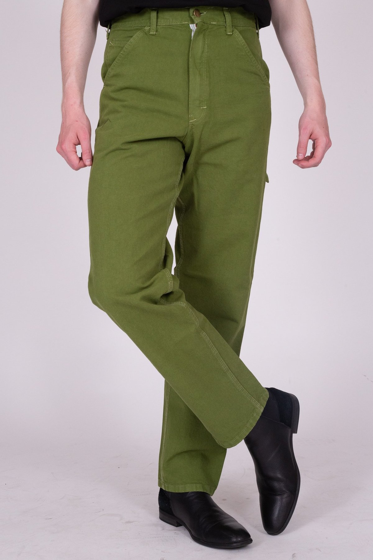 Stan Ray Garment Dyed Loose Fit Painter Pant - Forest | Garmentory