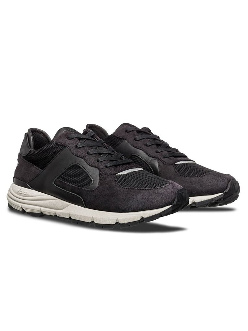 Clae Edwin Runner - Black Waxed Suede | Garmentory