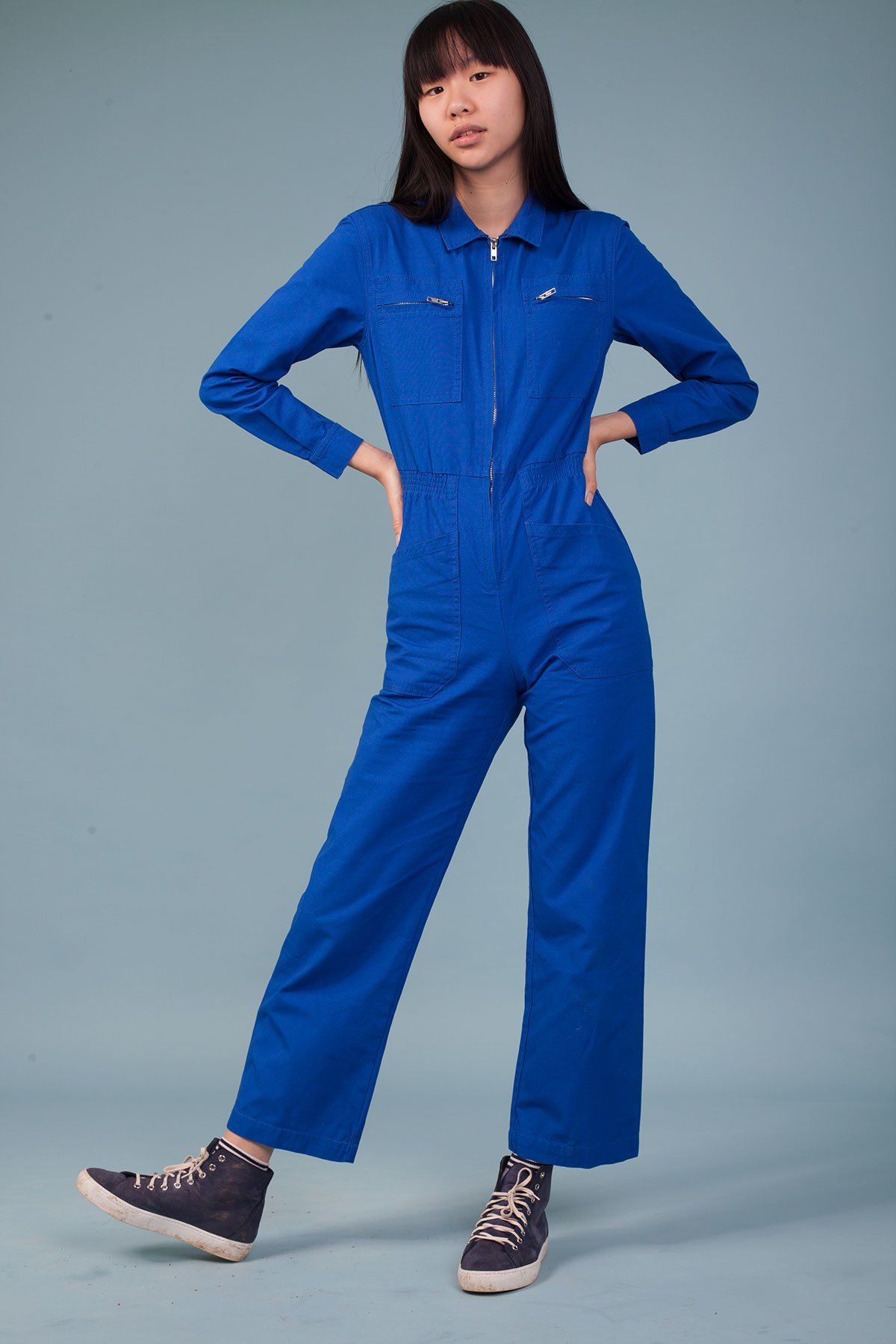 LF Markey Danny Longsleeve Boilersuit - Cobalt | Garmentory