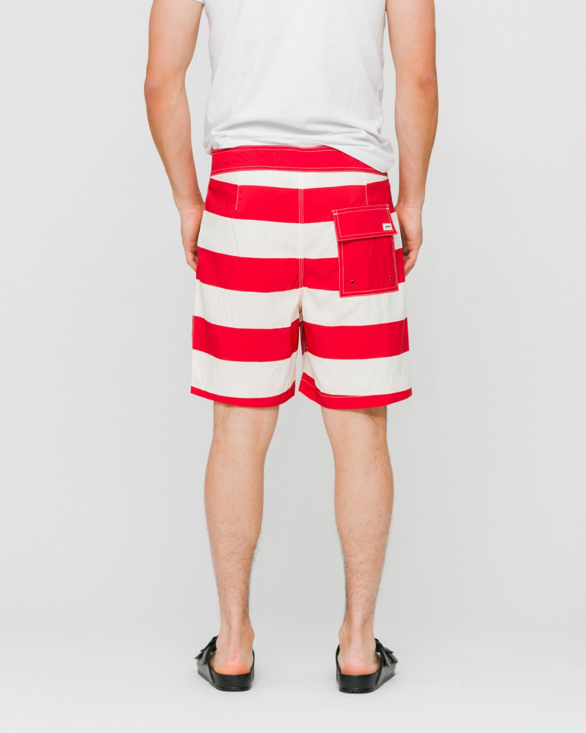 CARHARTT WIP Roslyn Swim Trunks - Cardinal/Wax | Garmentory