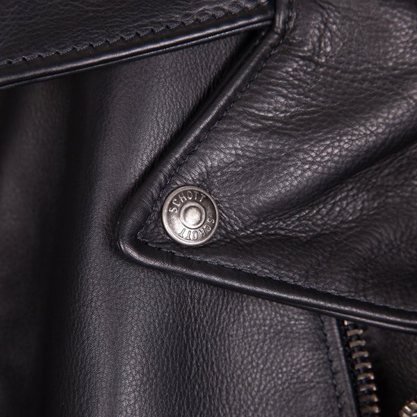 Schott 503 Perfecto Cowhide Motorcycle Jacket - Black | Garmentory