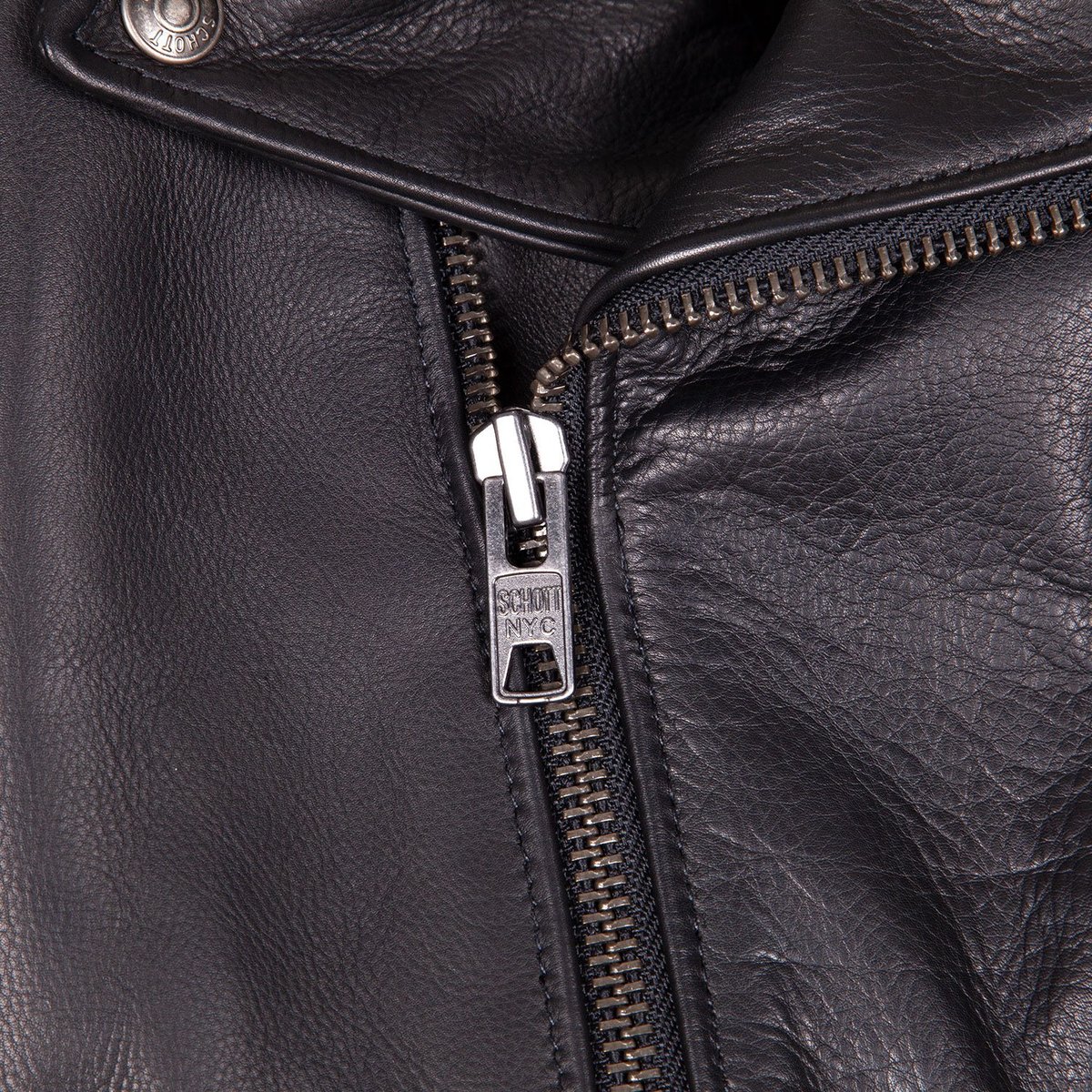 Schott 503 Perfecto Cowhide Motorcycle Jacket - Black | Garmentory