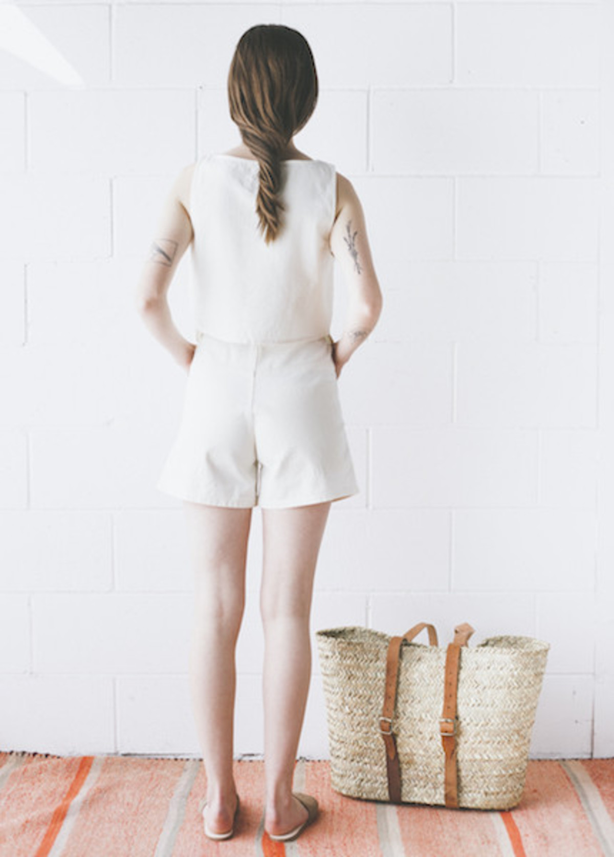 Objects Without Meaning - Patch H/W Short in White | Garmentory