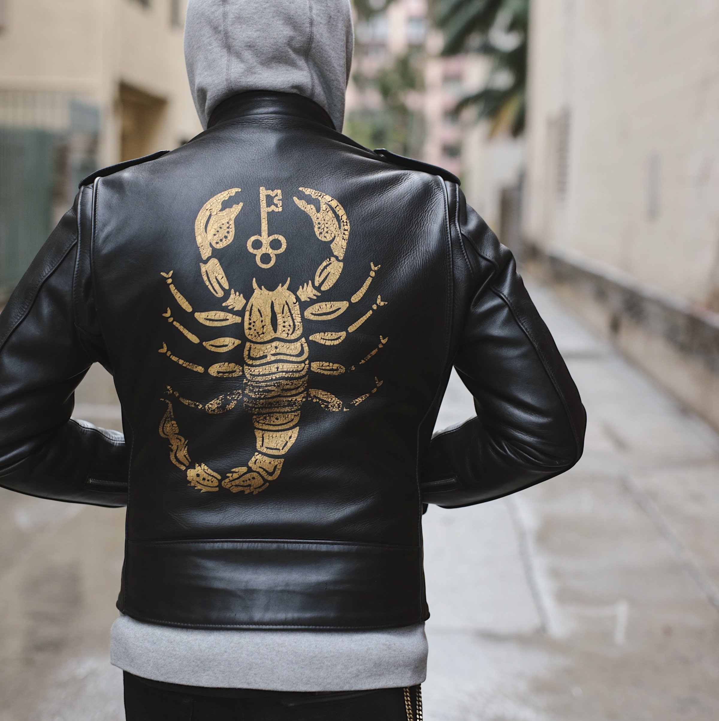 Schott 603 Cafecto Steerhide Motorcycle Jacket - Black | Garmentory