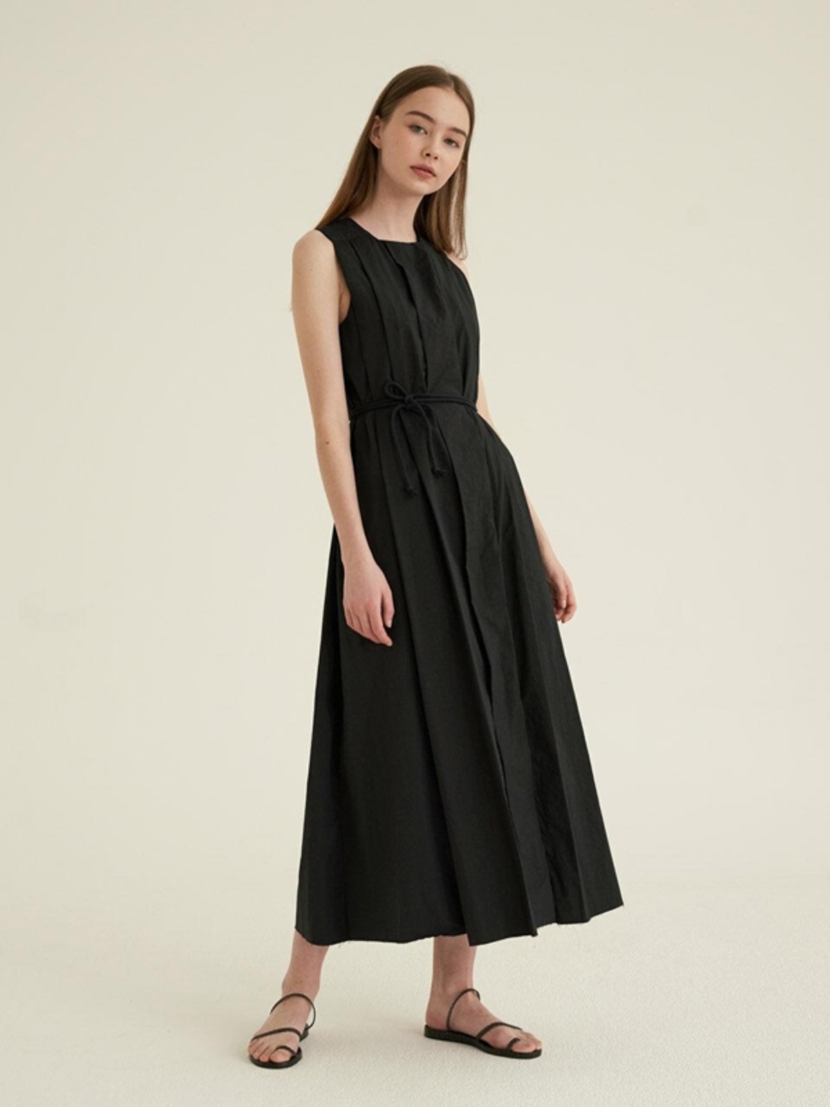 SCHMUTT Pintuck Dress - Black | Garmentory