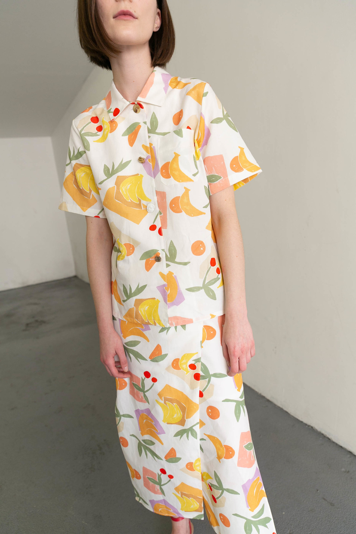 REJINA PYO ROBIN SKIRT - PRINT FRUIT | Garmentory