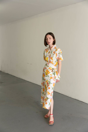 REJINA PYO ROBIN SKIRT - PRINT FRUIT | Garmentory