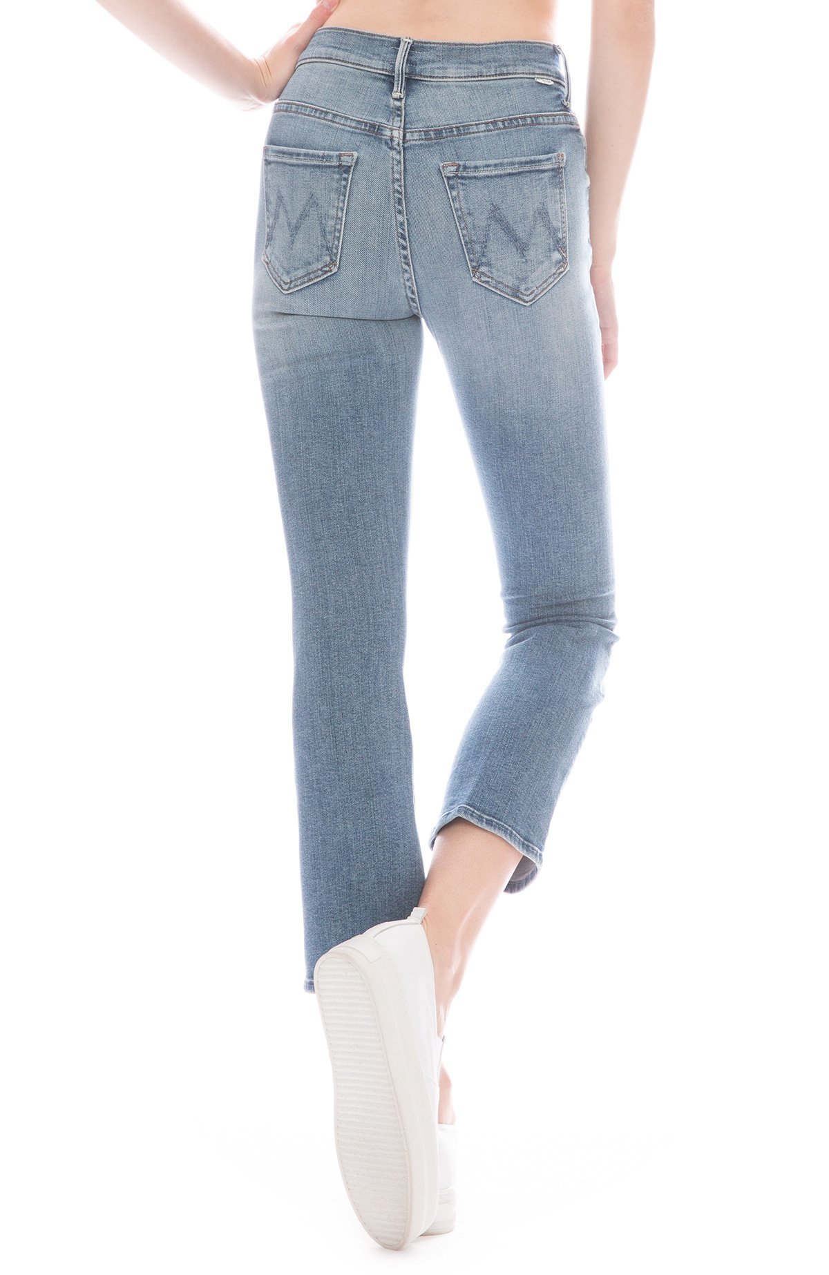 Mother Denim Insider Crop Jean - Side of Rice and Beans | Garmentory