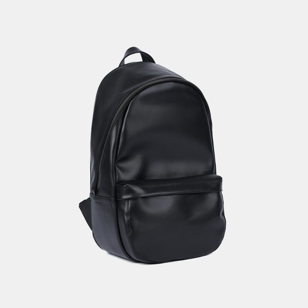 Haerfest Large Leather Travel Backpack - Black | Garmentory