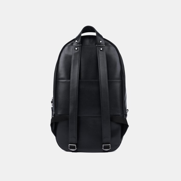Haerfest Large Leather Travel Backpack - Black | Garmentory