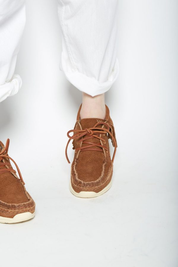 Visvim Voyager Shaman Moccasin Sneakers - Camel | Garmentory