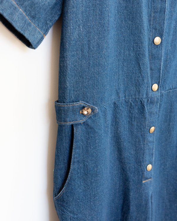 S E L V A \ N E G R A Oaxaca Jumpsuit - Marisol Denim | Garmentory