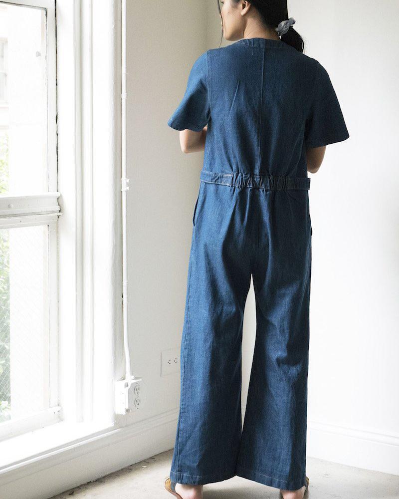 S E L V A \ N E G R A Oaxaca Jumpsuit - Marisol Denim | Garmentory