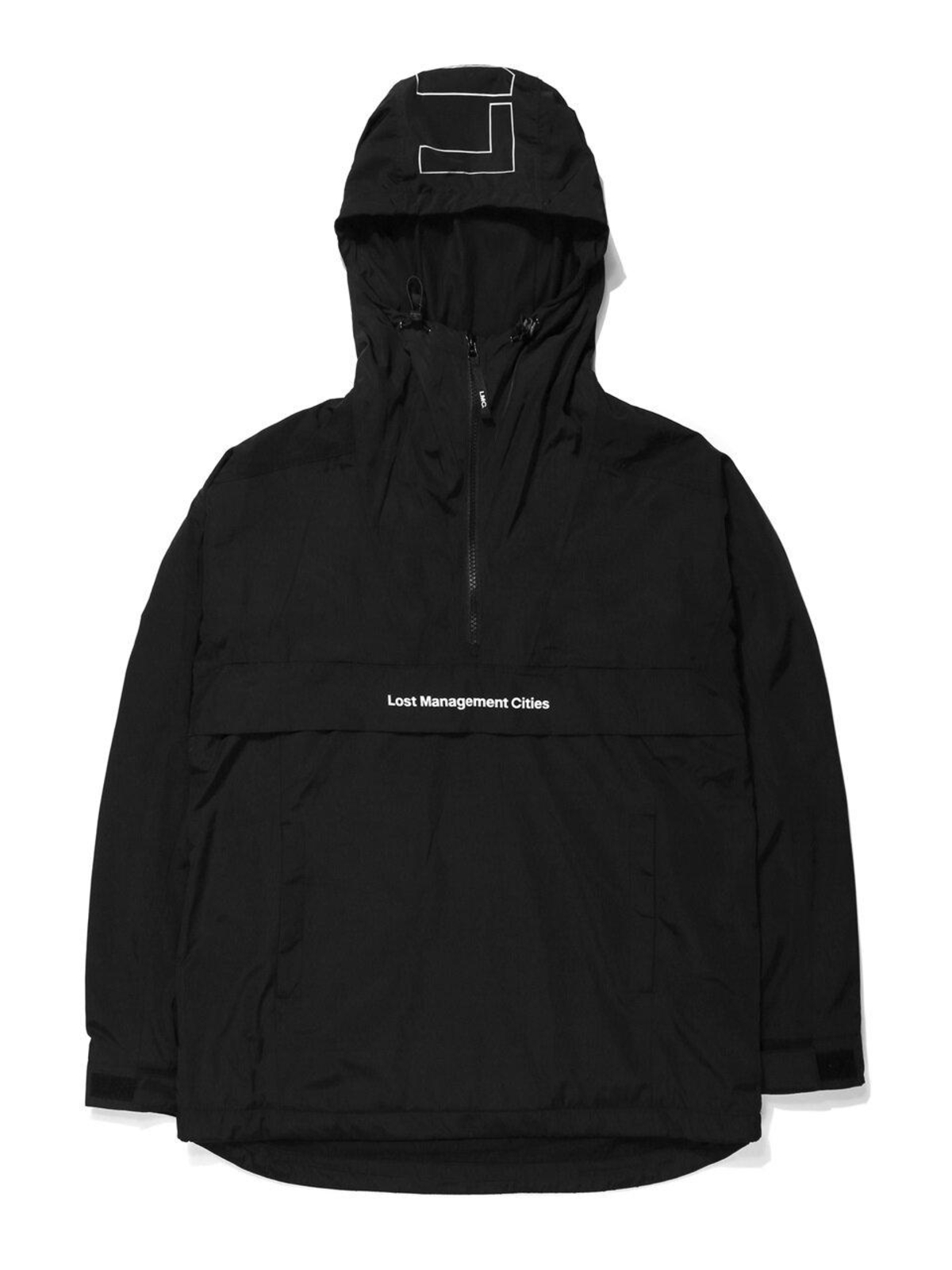 LMC Hoodie Logo Anorak Jacket Black | Garmentory