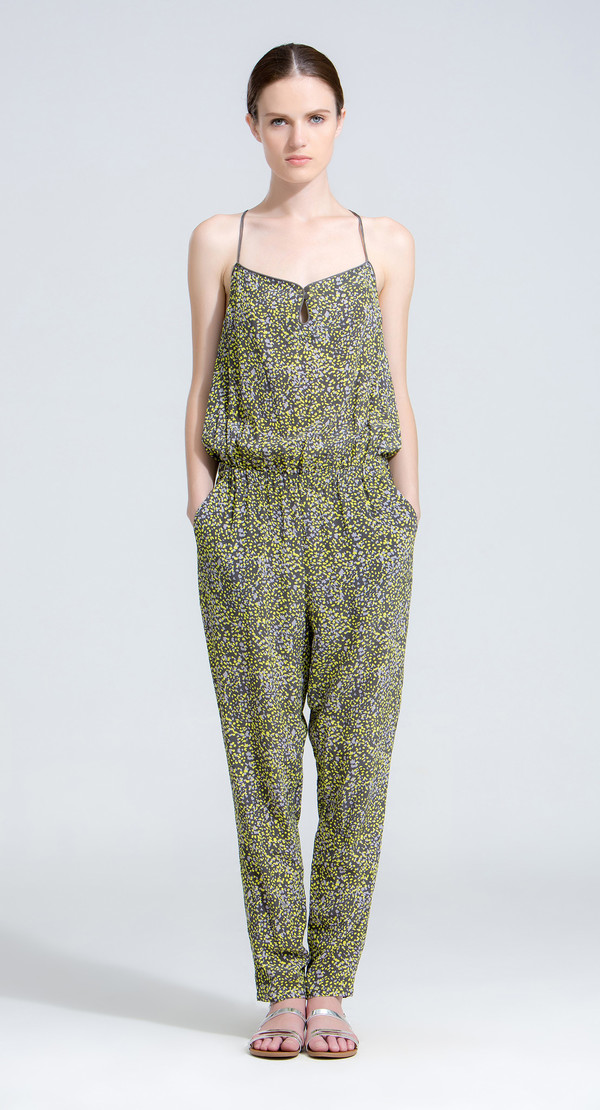The Korner Multi-Colored Spotted Jumpsuit | Garmentory