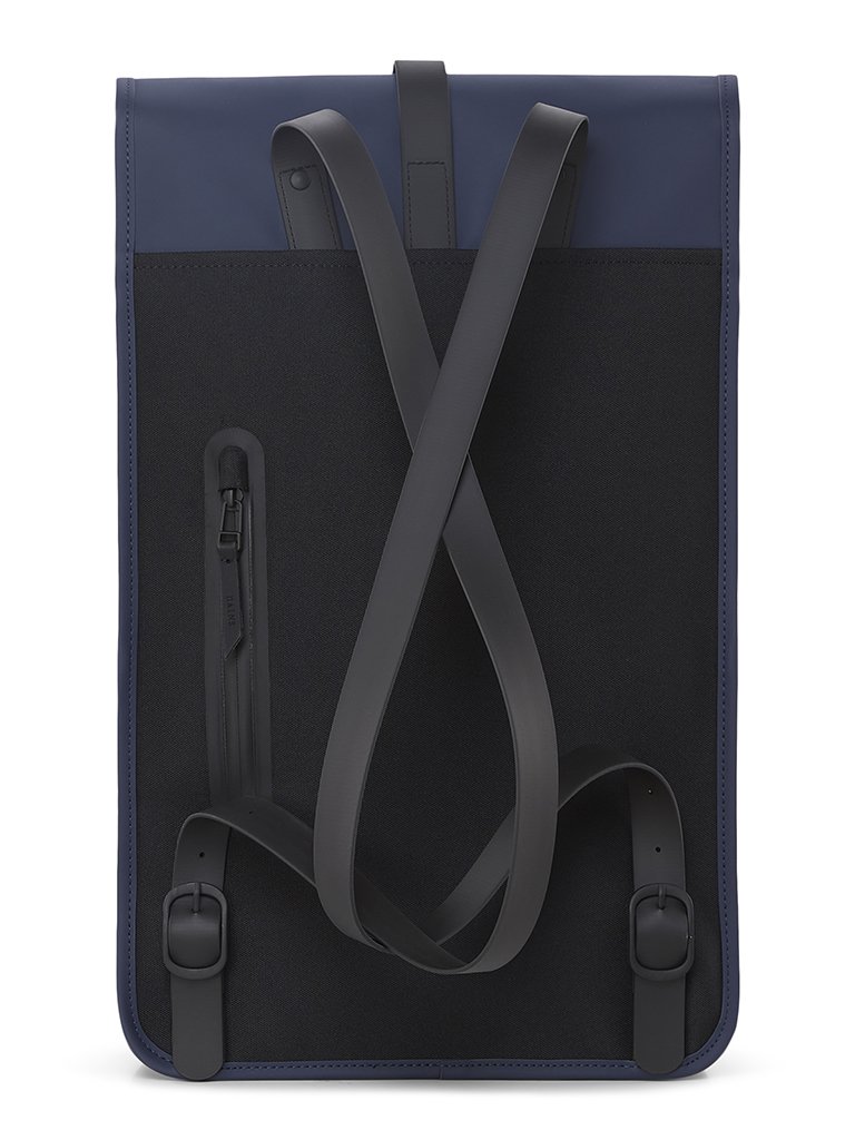 Rains Color Block Backpack - Blue/Ice Grey | Garmentory