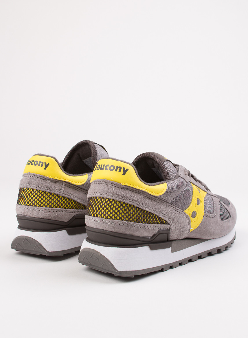 Men's Saucony Shadow Original Grey/Yellow | Garmentory