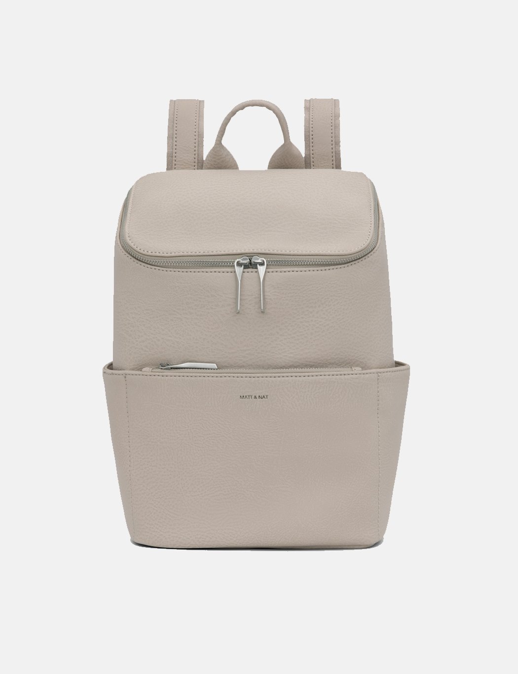 Matt and Nat Brave Backpack - Koala Matte Nickel Grey | Garmentory