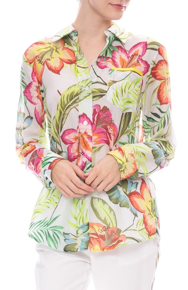Le Superbe Future Ex Boyfriend Shirt - ELECTRIC AVE FLORAL | Garmentory
