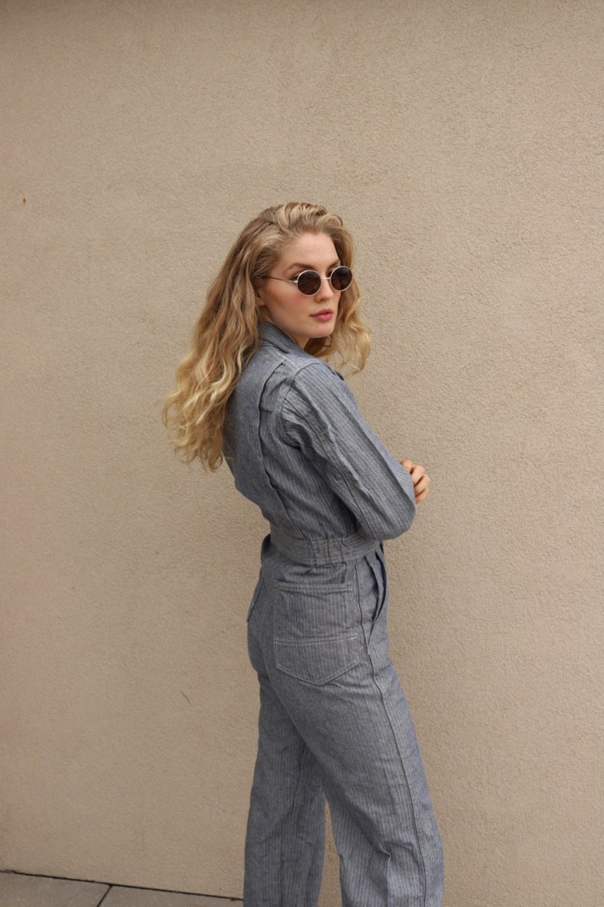 Vintage 1970s Boiler Suit by Key - Blue | Garmentory