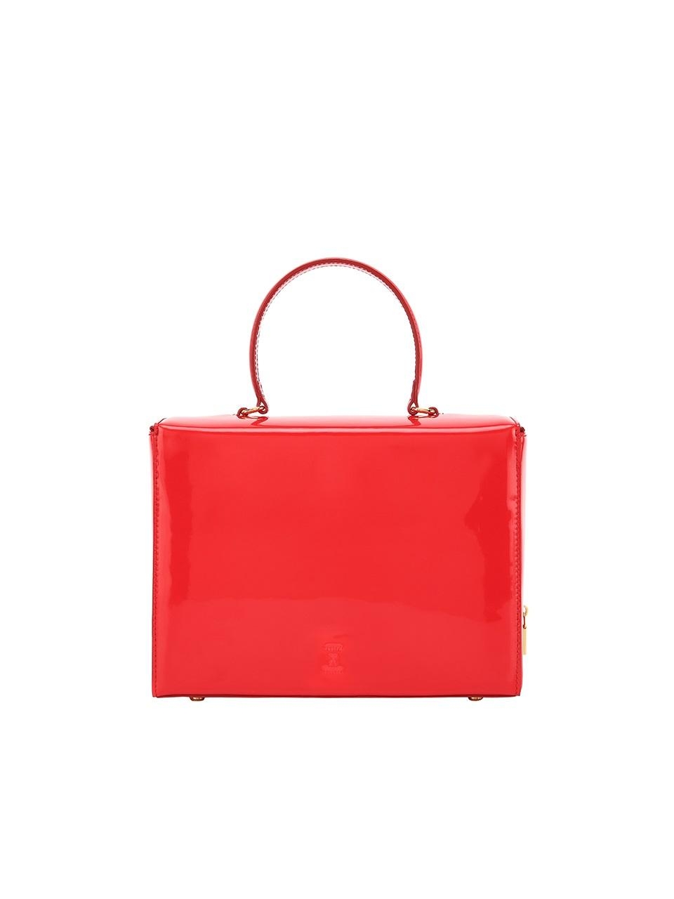 Joseph & Stacey Joseph Box Bag - Patent Lipstick Red | Garmentory