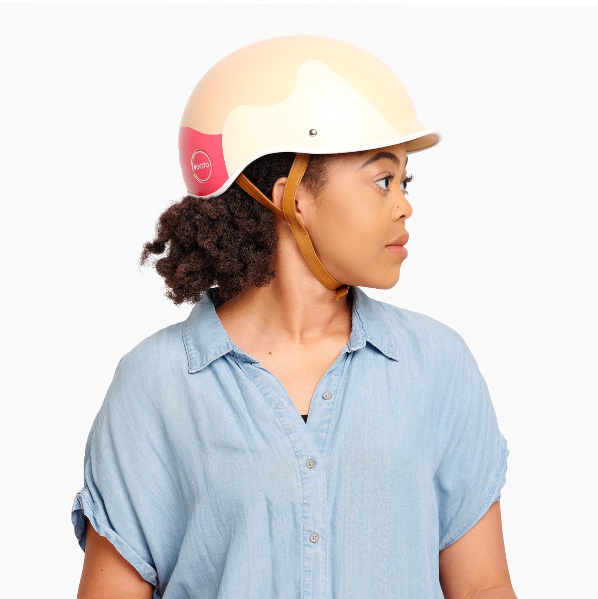 Poketo x Thousand Bike Helmet - Coral Reef | Garmentory