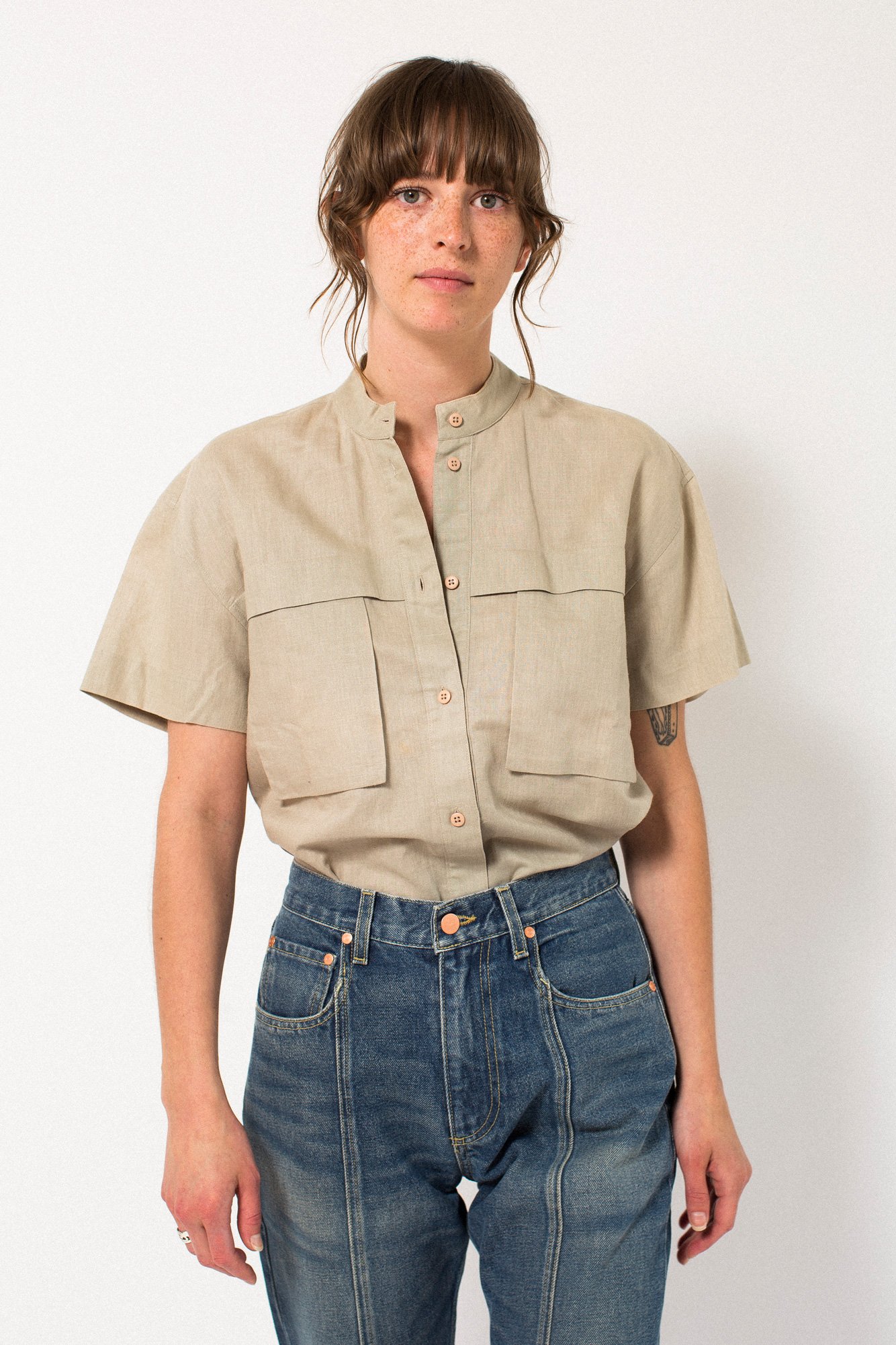 Preservation Vintage Button-up - TAN | Garmentory