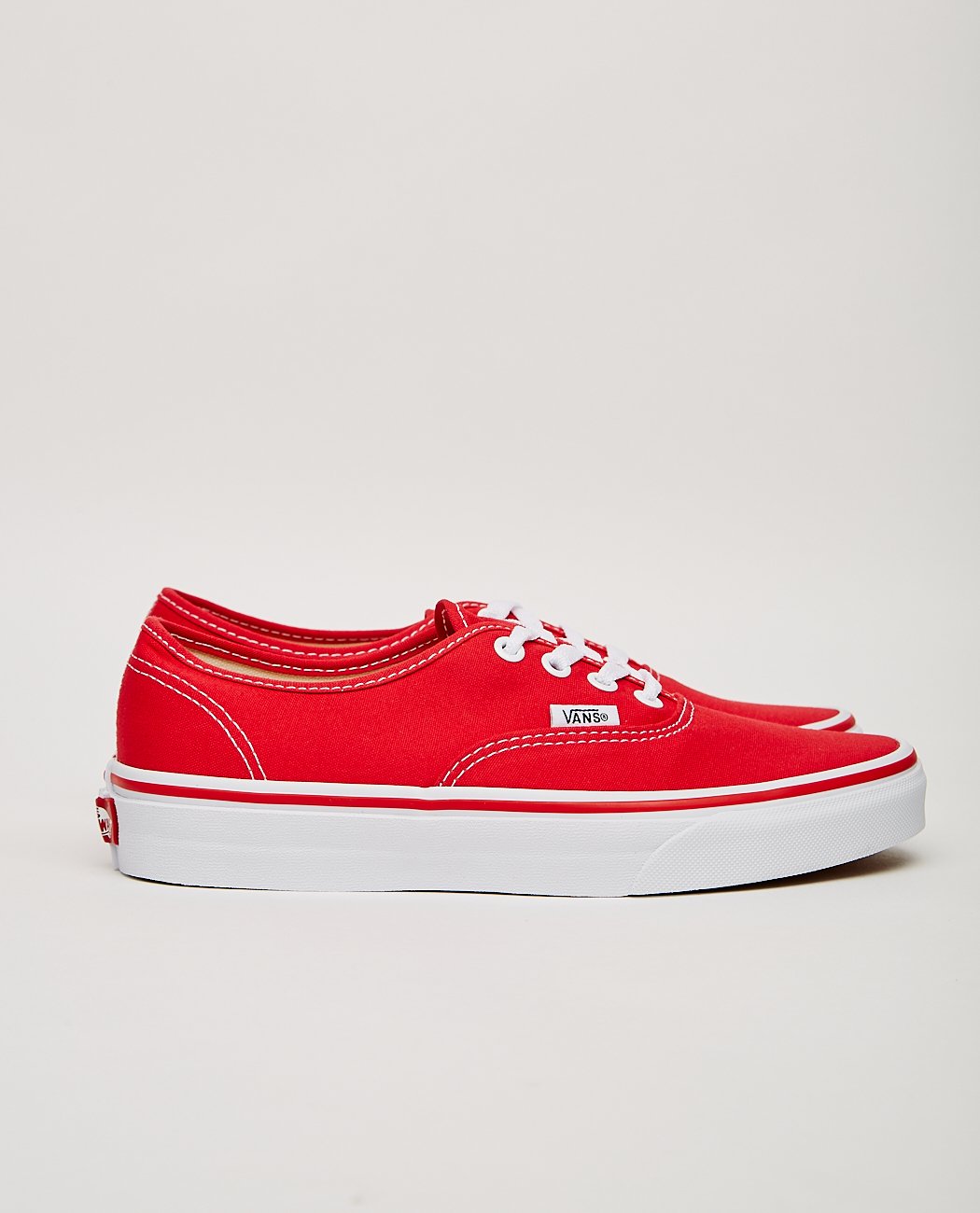 UNISEX VANS AUTHENTIC SNEAKER - RED | Garmentory