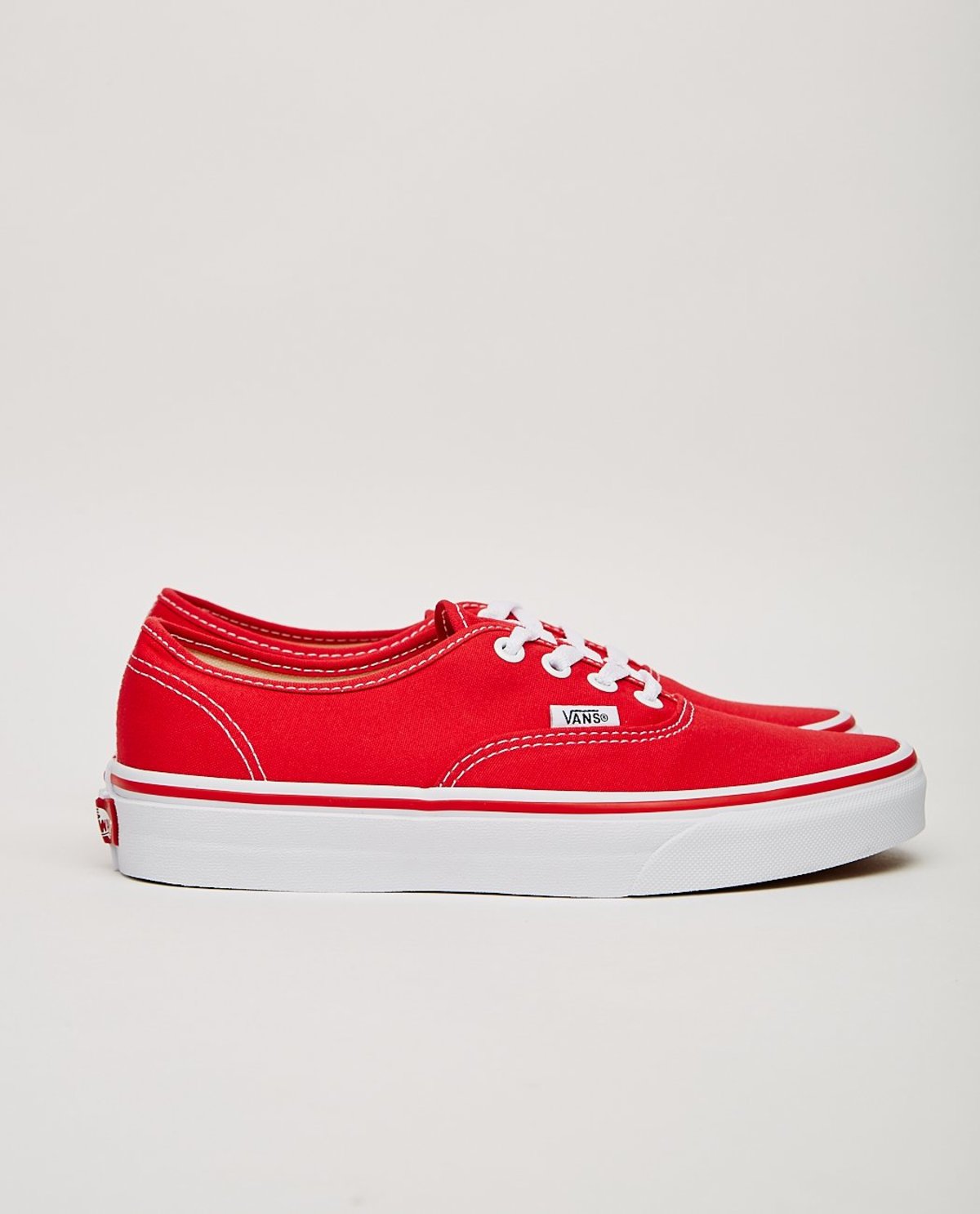 UNISEX VANS AUTHENTIC SNEAKER - RED | Garmentory