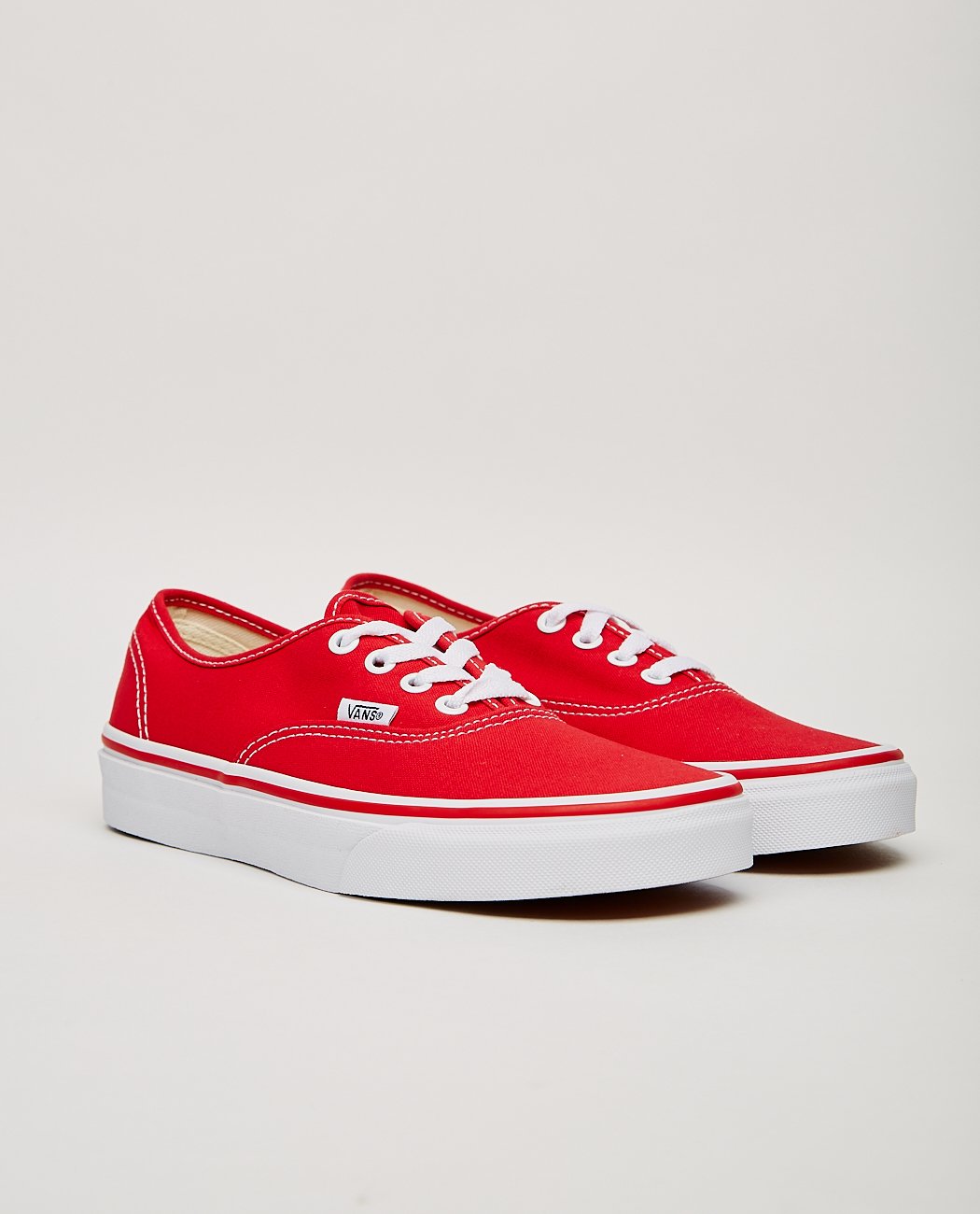 UNISEX VANS AUTHENTIC SNEAKER - RED | Garmentory