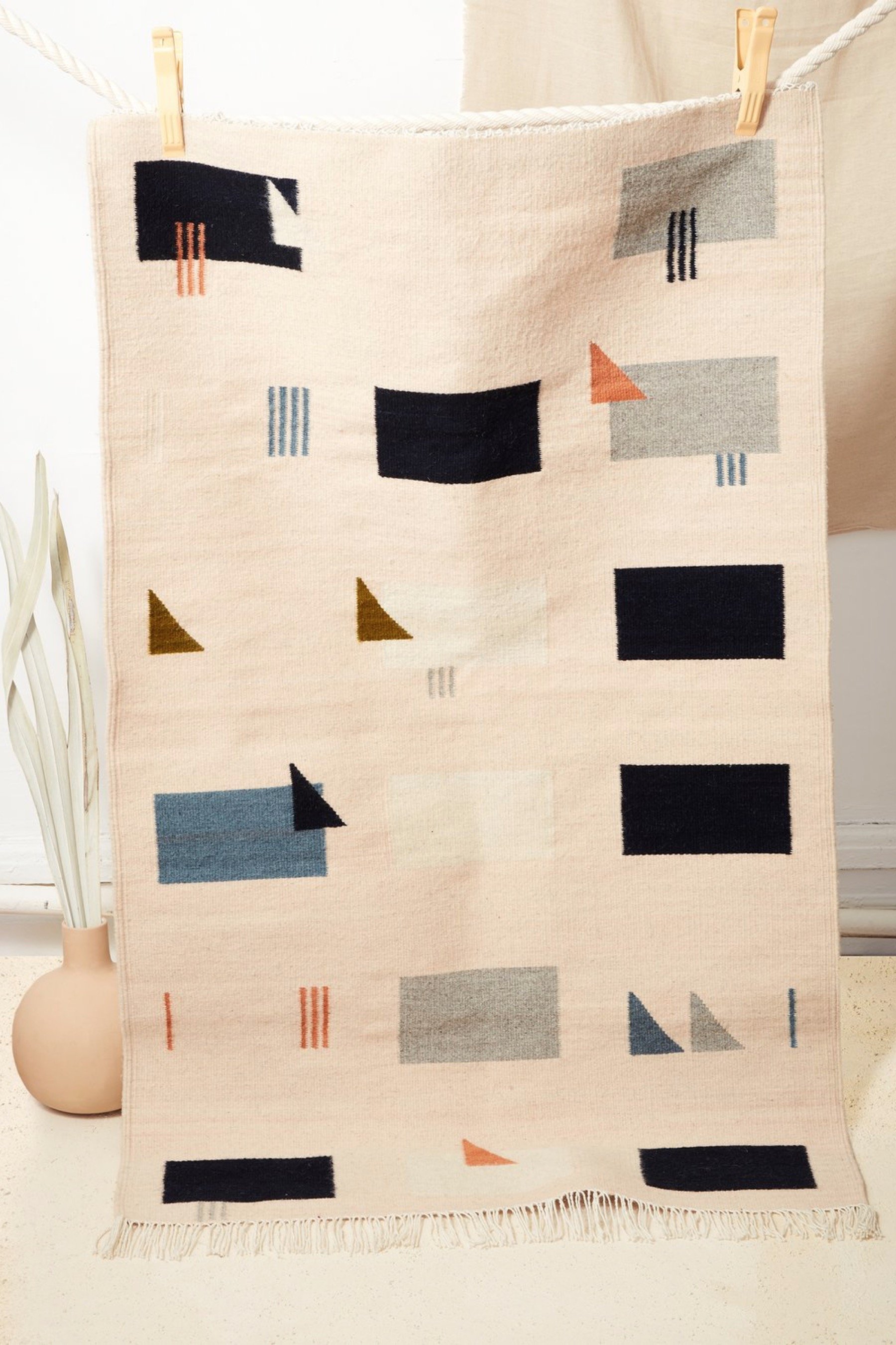 Minna Goods Light Symmetrical Mess Rug | Garmentory
