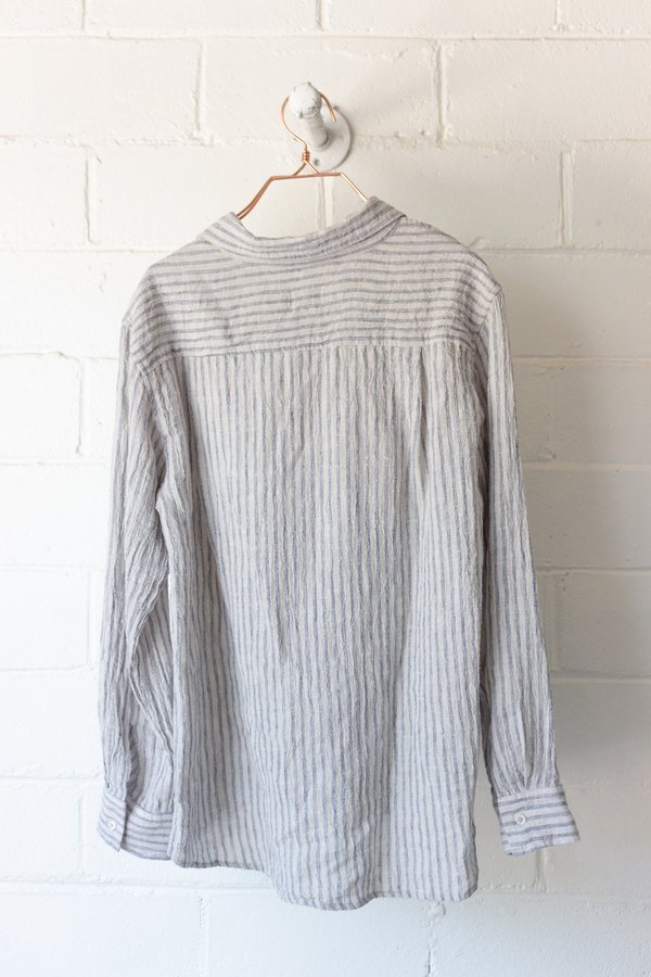 Esby Percy Button Down - Ash Stripe | Garmentory