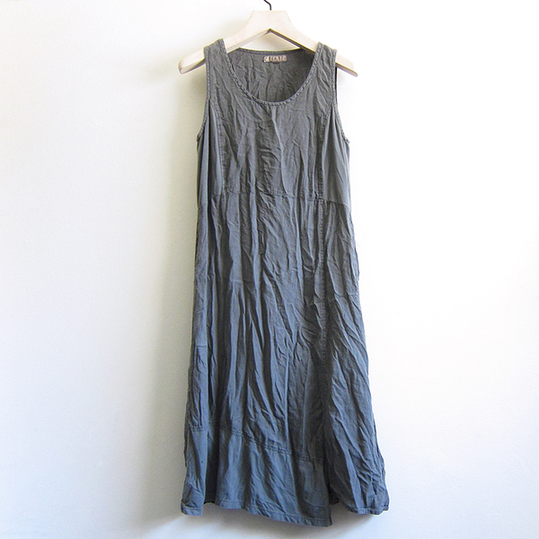 Flax Designs Midtown dress - cement | Garmentory