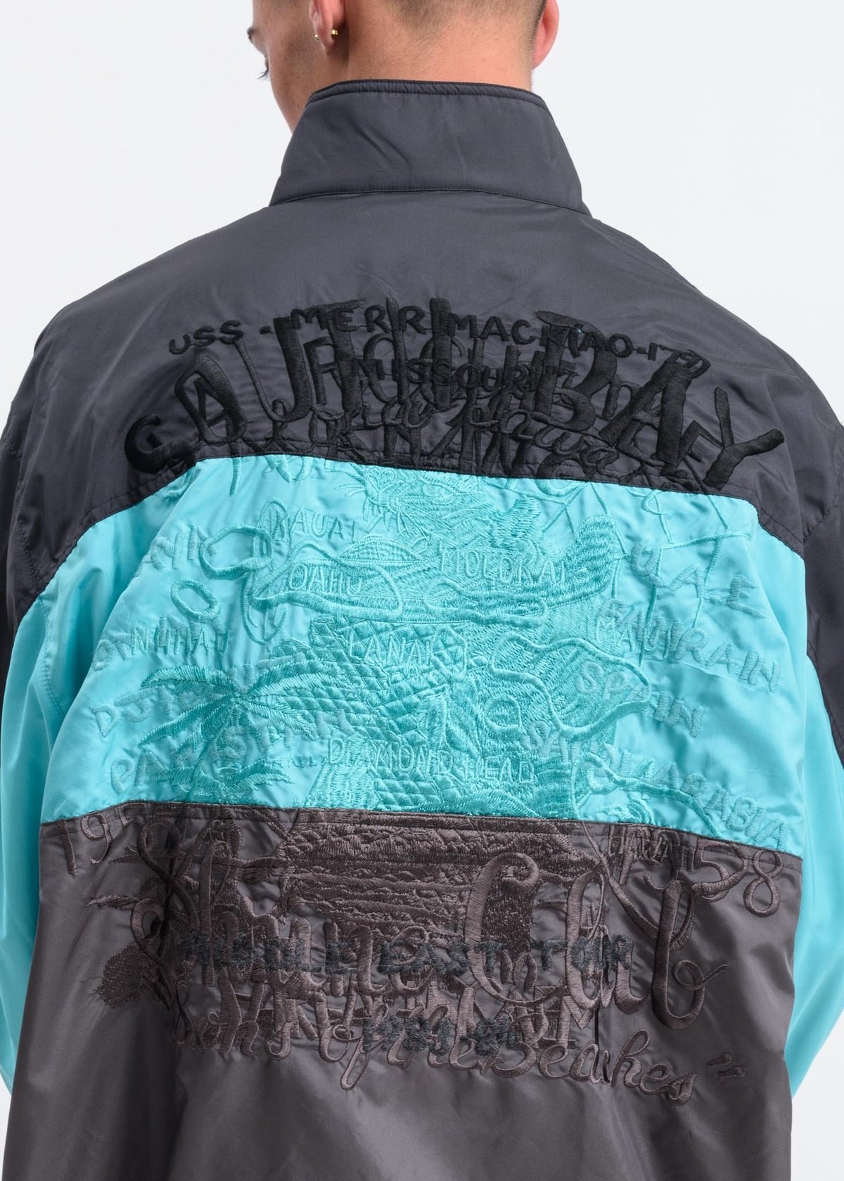 Doublet Chaos Embroidery Track Jacket - Black | Garmentory