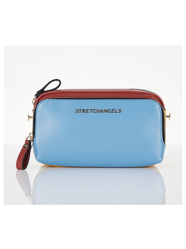 STRETCH ANGELS Panini Color Block Bag - Sky Blue | Garmentory