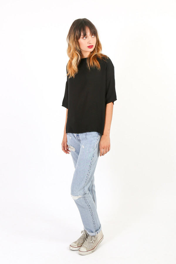 Black Crane Square Top | Garmentory